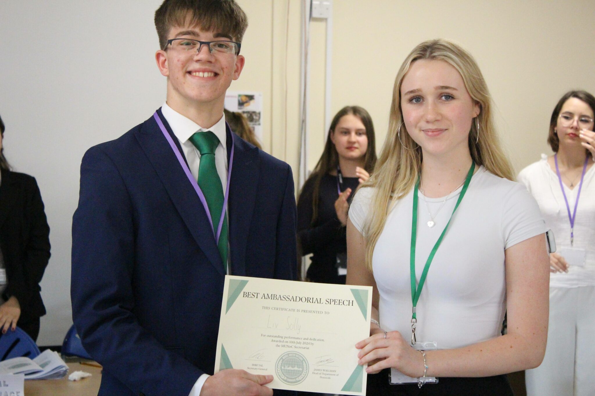 The MUNoC 2024 Awards – Model United Nations of Cambridge